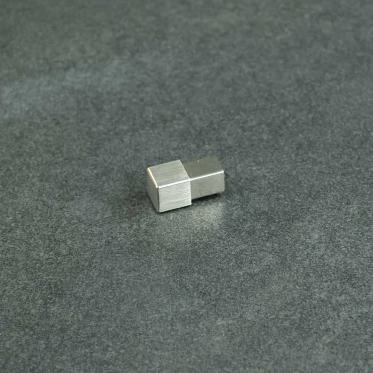 Tegelprofiel Vierkant Geborsteld RVS